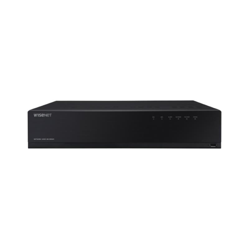 Wisenet WAVE WRN-1610S 2U PoE 16 Channel NVR with 8TB HDD