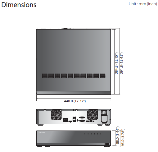 Wisenet XRN-1610A 16 Channel Network Video Recorder