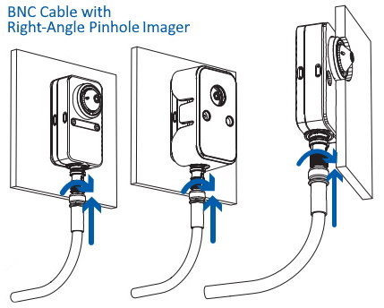Pelco CBL2M-1001 2m HD BNC Cable - for Sarix Modular Cameras